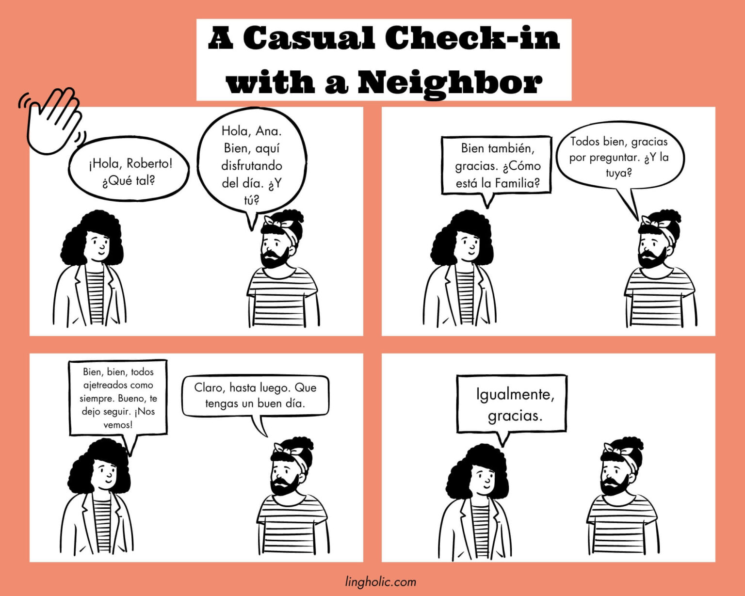 Greetings and Goodbyes to Remember - Let's Learn Spanish