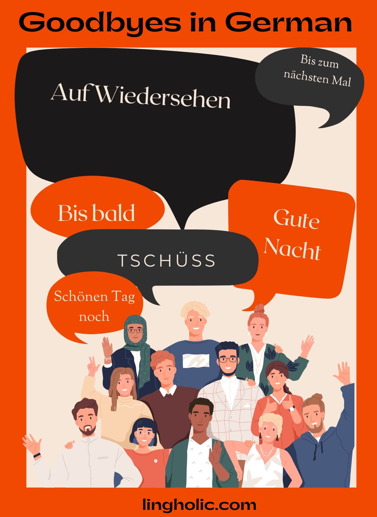 Greetings and Goodbyes to Remember in German Language - Ling Holic