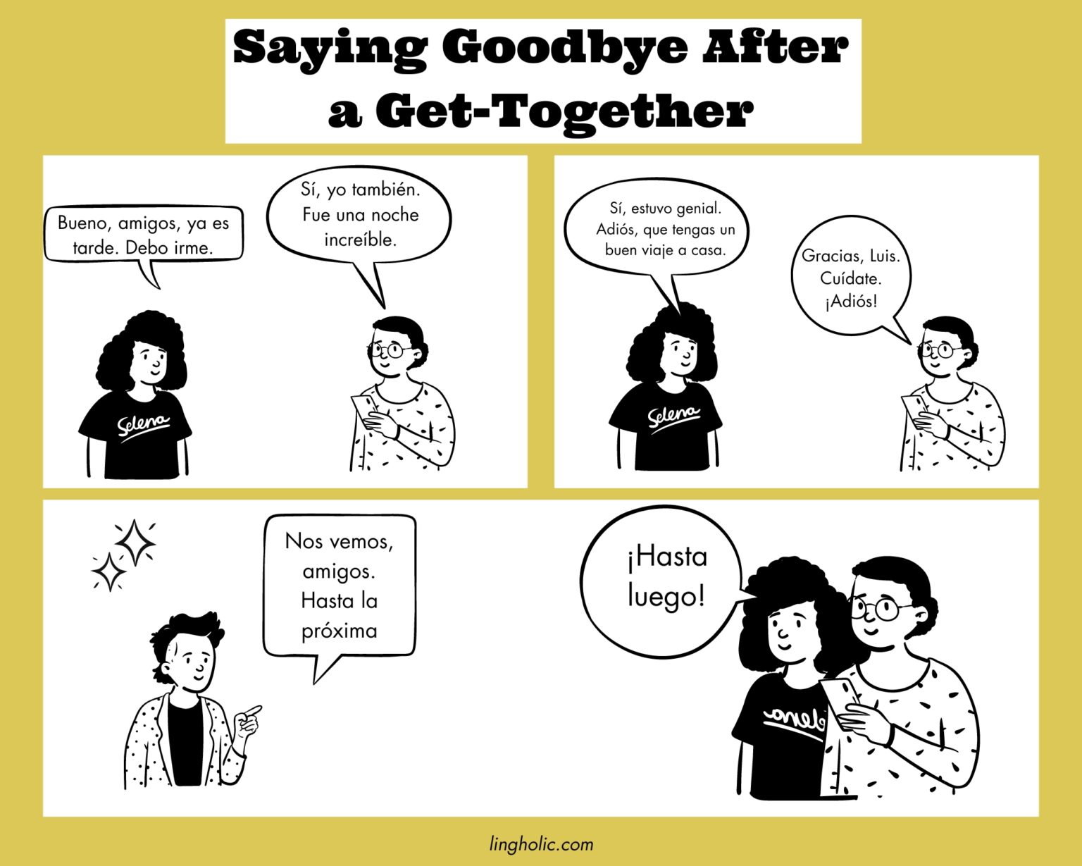 Greetings and Goodbyes to Remember - Let's Learn Spanish